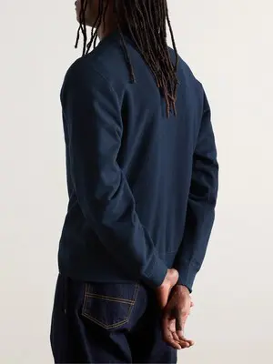 NOAH Core Logo-embroidered Cotton-jersey Sweatshirt