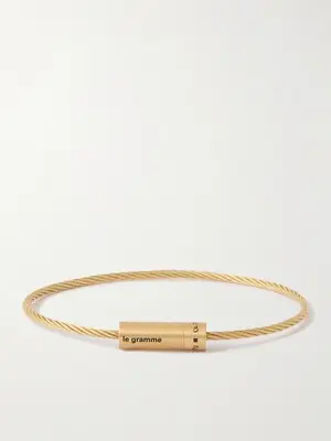 Le Gramme 11g Brushed 18-karat Bracelet - Gold