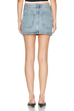 AGOLDE Alek Denim Mini Skirt - Force
