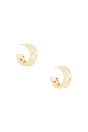 Mega Yellow Gold Earrings
