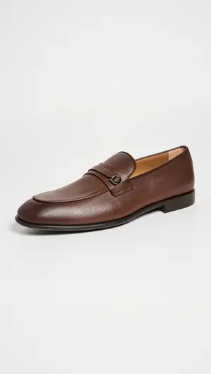 FERRAGAMO Desio Leather Loafers
