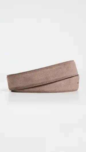 Anderson's Suede Belt - Taupe F13