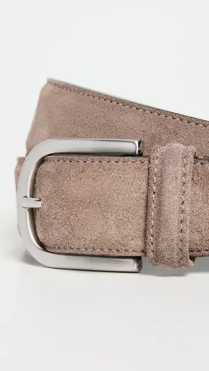 Anderson's Suede Belt - Taupe F13