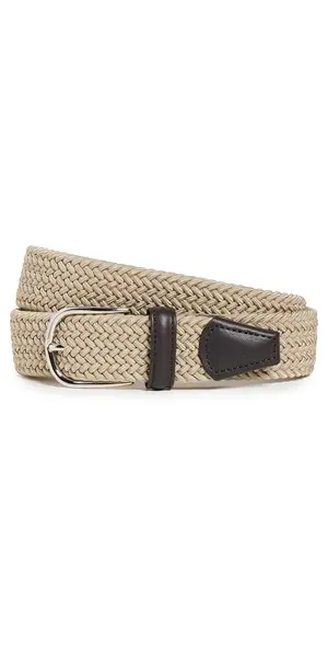 Anderson's Braided Stretch Belt - Tan F5