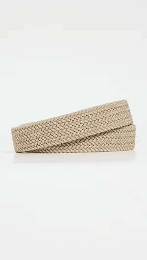 Anderson's Braided Woven Belt - Tan F5