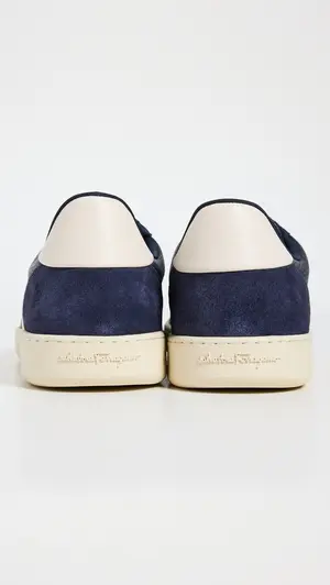 FERRAGAMO Achille 1 Sneakers - Blue Marine