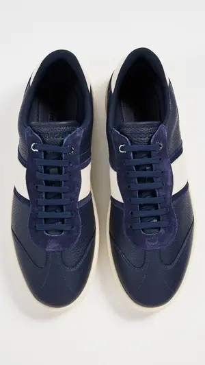 FERRAGAMO Achille 1 Sneakers - Blue Marine