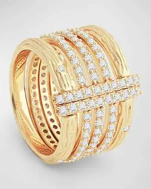 ANABEL ARAM JEWELRY Anabel Aram Jewelry Multi-Stack Ring - Gold