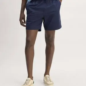 Everlane Seersucker Short - Deep Blue