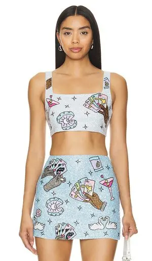 OCEANUS Vegas Crop Top