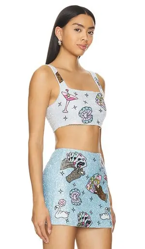 OCEANUS Vegas Crop Top