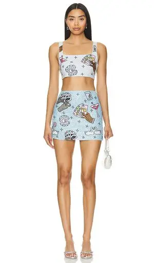 OCEANUS Vegas Crop Top