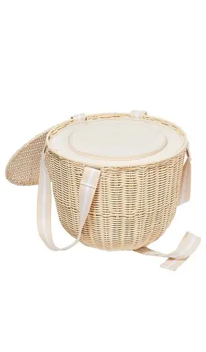 SUNNYLIFE Round Picnic Cooler Basket
