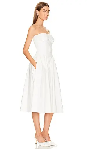 Amanda Uprichard Strapless Holland Dress