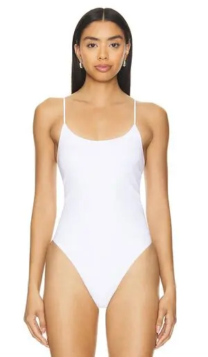 Alexander Wang Cotton Rib Seamless Tank Bodysuit