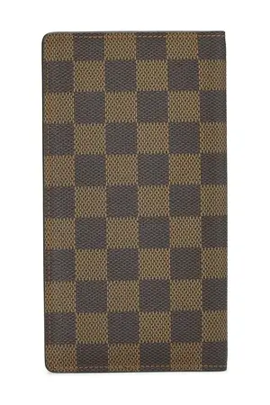 LOUIS VUITTON Damier Ebene Brazza Continental Wallet