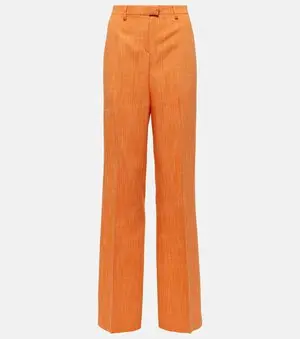 Etro High-rise Straight Trousers