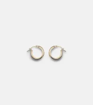 STONE AND STRAND 14kt Yellow Hoop Earrings