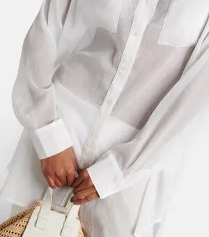 Jade Swim Mika Sheer Shirt - White