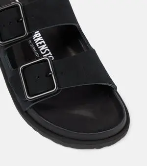 BIRKENSTOCK Arizona Suede Sandals - Black