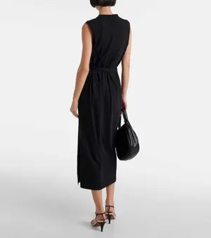 Vince Cotton Jersey Midi Dress