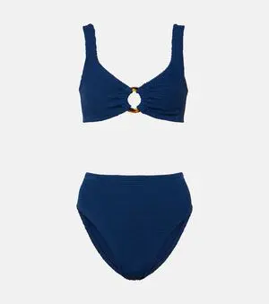 Hunza G Nadine Two-piece Bikini Set - Blue