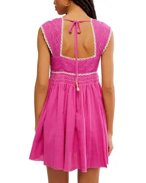Free People Heartland Mini Dress In Island - 64% Off | Editorialist