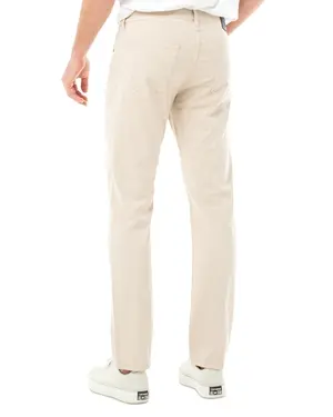 LIVERPOOL Regent Cotton Straight Fit Twill Pants - Sand