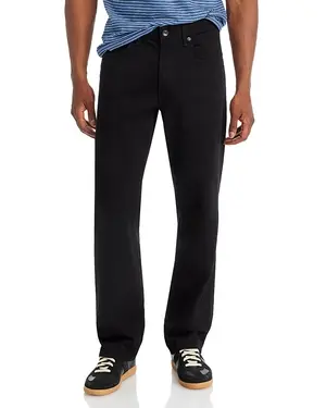 Rag & Bone Fit 4 Authentic Stretch Straight Fit Jeans - Black