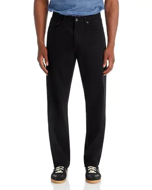 Rag & Bone Fit 4 Authentic Stretch Straight Fit Jeans - Black