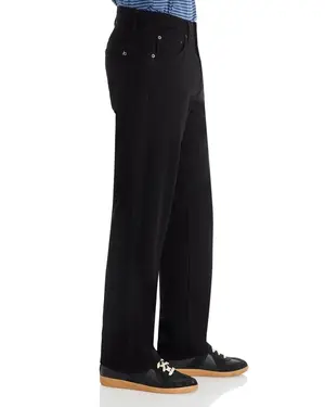 Rag & Bone Fit 4 Authentic Stretch Straight Fit Jeans - Black