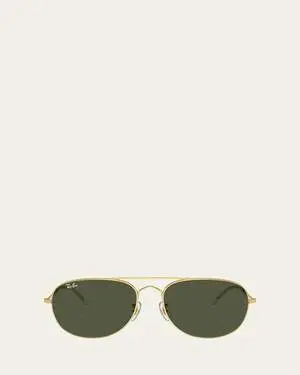 Ray-ban Ray-Ban Bain Bridge Aviator Sunglasses Gold Flash