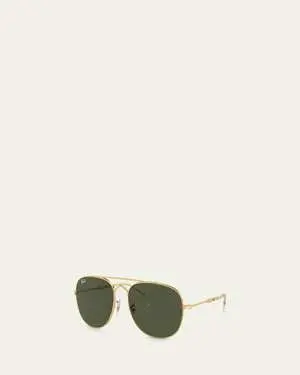 Ray-ban Bain Bridge Aviator Sunglasses - Gold Flash