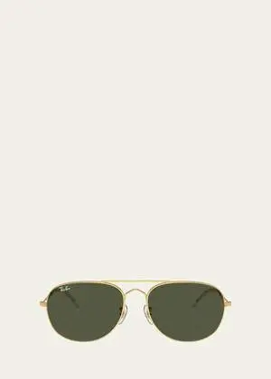 Ray-ban Bain Bridge Aviator Sunglasses - Gold Flash