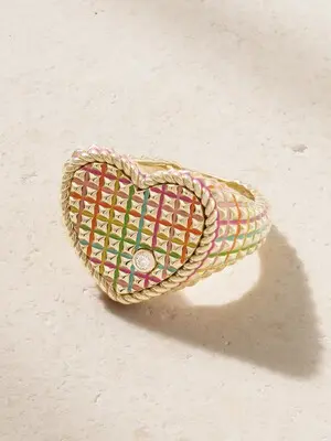 Yvonne Leon Enamel Rings