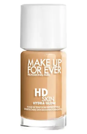 MAKE UP FOR EVER Hd Skin Hydra Glow Skin Care Foundation With Hyaluronic Acid - 2y36 - Warm Honey