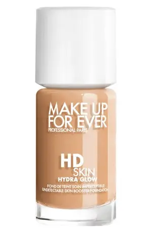 MAKE UP FOR EVER Hd Skin Hydra Glow Skin Care Foundation With Hyaluronic Acid - 3y38 - Cool Honey