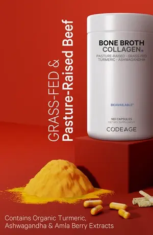CODEAGE Bone Broth Collagen Peptides Supplement