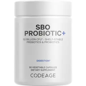 CODEAGE Sbo Probiotic 50 Billion Cfu +prebiotics Supplement - White