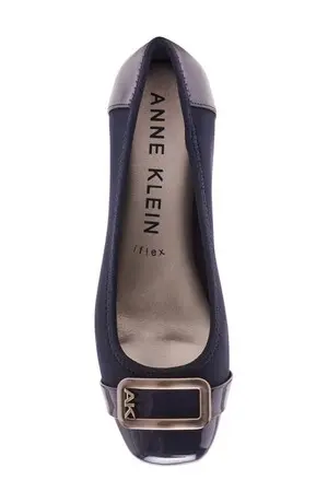 Anne Klein Olivera Ballet Flat - Navy