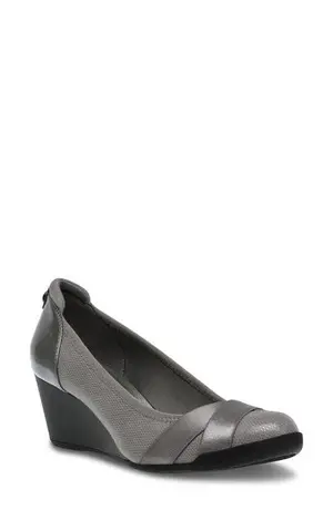 Anne Klein Timeout Wedge Pump - Pewter