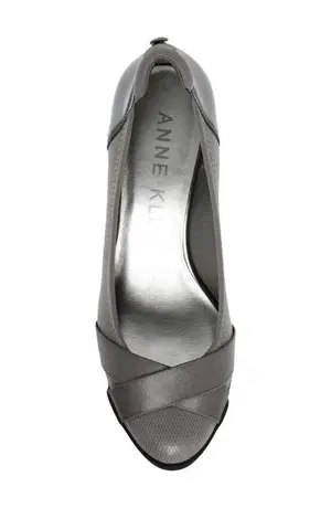 Anne Klein Timeout Wedge Pump - Pewter