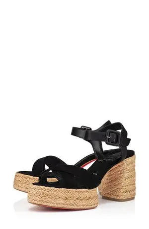 Strappy Platform Espadrille Sandals