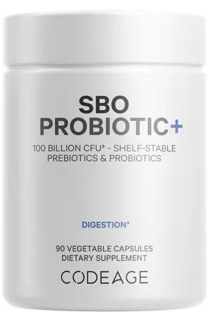 CODEAGE Sbo Probiotic 100 Billion Cfu + Prebiotics Supplement - White