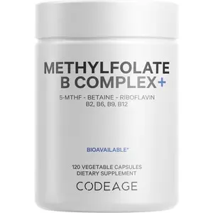 CODEAGE Methylfolate B Complexfolate Riboflavin B6 & B12 - White