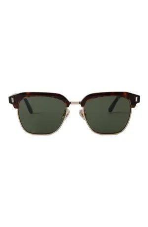 Mulberry Rowan Bio Acetate Clubmaster Sunglasses - Tortoiseshell