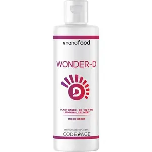 CODEAGE Wonder-d Vegan Vitamin D3 + K2 + B12 Liquid Supplement - White
