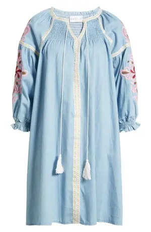 NIKKI LUND Rachael Chambray Dress
