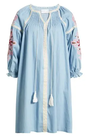 NIKKI LUND Rachael Chambray Dress
