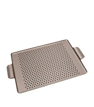 KAYMET Rubber Grip Serving Tray - Brown
